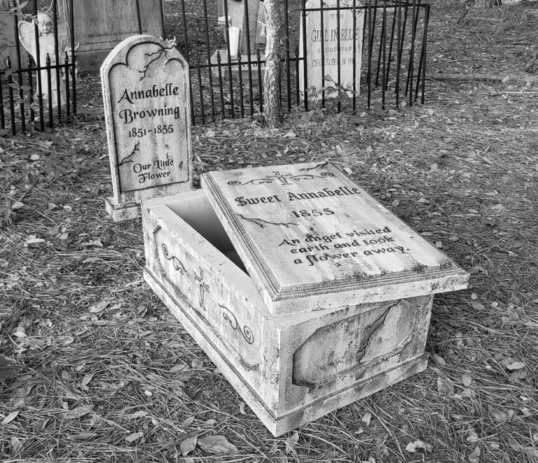 Evil Soul Studios Sweet Annabelle Cemetery Tombstone and Coffin Crypt ...