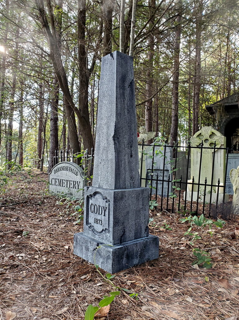 Evil Soul Studios Cody 1873 Obelisk Tombstone Halloween Prop – Evil ...