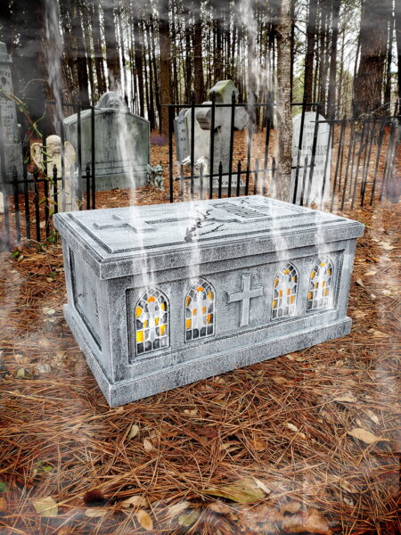 Evil Soul Studios Draven's Cross Lighted Smoldering Crypt / Fog Machine ...